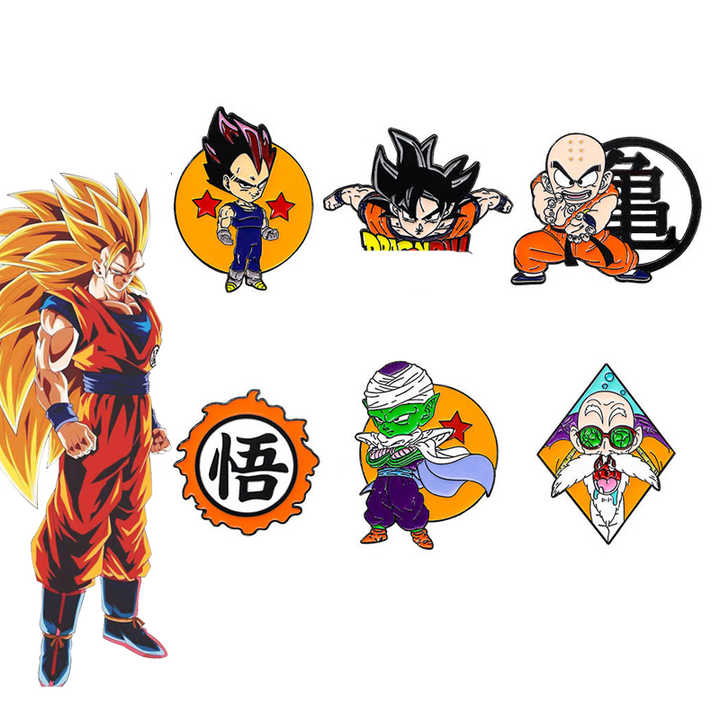 Wholesale Dragon Son Goku Vegeta Gohan DBZ Badges