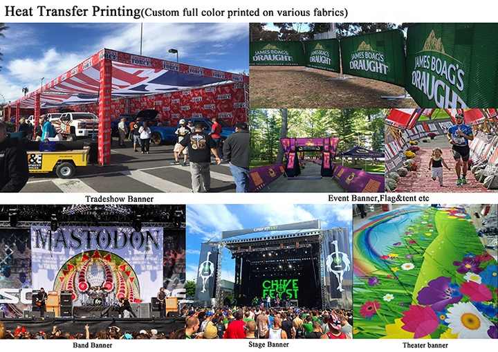 Custom Large Theater Stage Fabric Banner Backdrop Printing