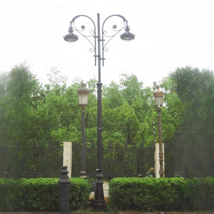 Decorative Cast Iron Street Lighting Pole - Durable & Stylish