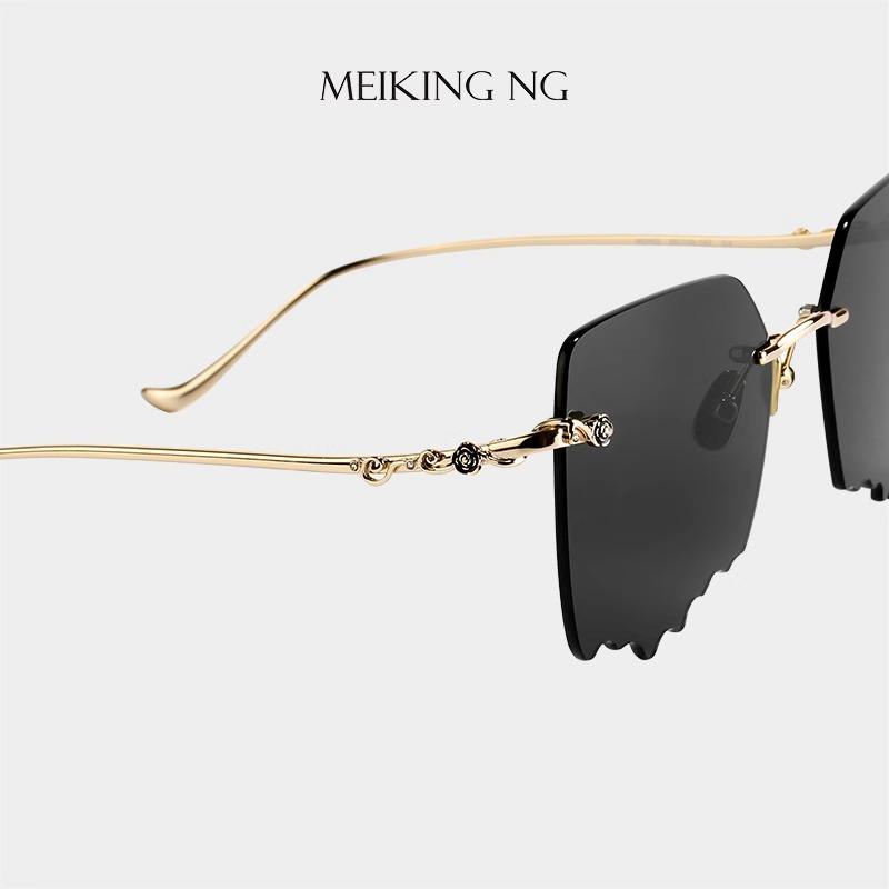 Saint Van Gogh New Arrival Edge-cutting Rimless Sunglasses Western ...