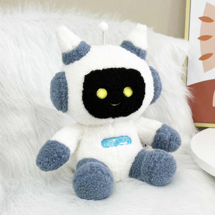 Cross-Border Cute Ai Robot GPT Plush Doll Super Soft Cotton with PP Cotton Filling Embroidered ...