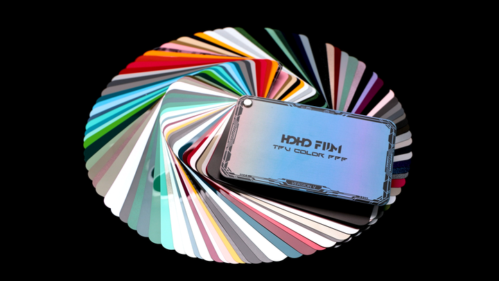 HOHOFILM TPU Satin Stealth Black Car Wrap Film - Color Changing