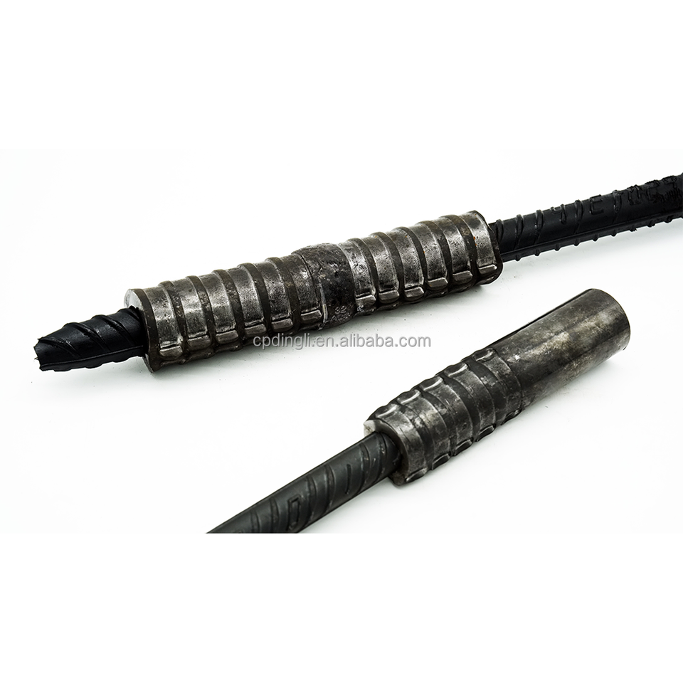 Swaged Rebar Coupler Carbon Steel Mechanical Reinforcement Connector ...