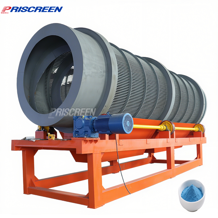 Rotary Drum Screen for Pellet Concrete Stainless-Steel Sludge Gold ...
