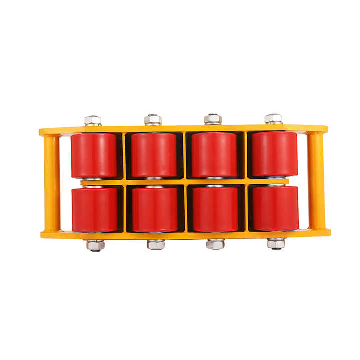 15 Ton Roller Skids 4 Wheels Platform Cargo Transport Pallet Trolley ...