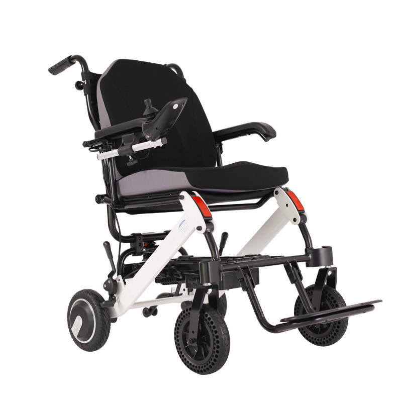 Dual Control Foldable Electric Wheelchair Lightweight Airline Approved ...