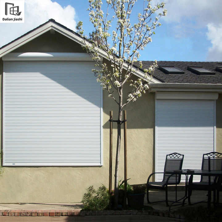 Aluminum Electric Rolling Shutter windows for Residential Houses and ...