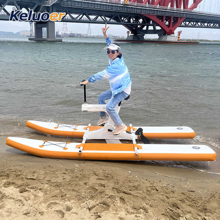 Single Water Bike - Portable Floating Pedal Boat Fun