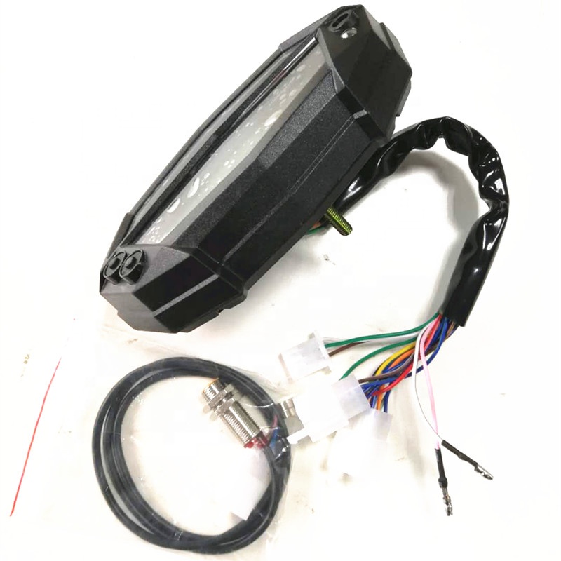 Universal Motorcycle Speedometer - Digital LCD with Night Vision