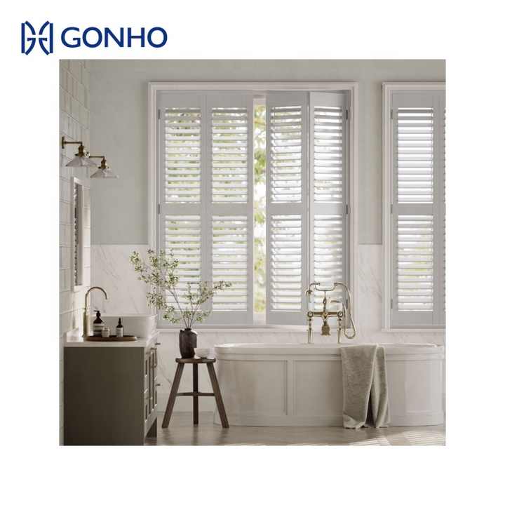 GONHO Exterior Shutters Vertical Hurricane Proof Window Sound ...