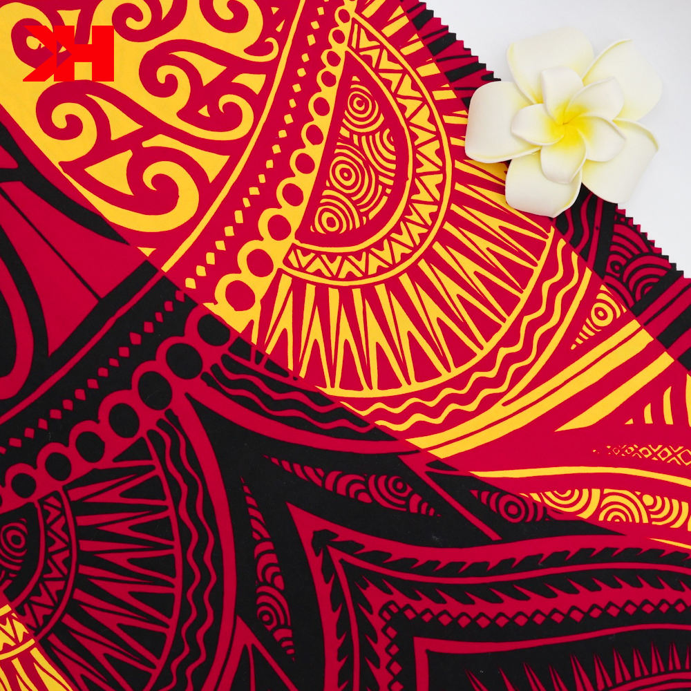 Hawaiian Tribal Print Fabric