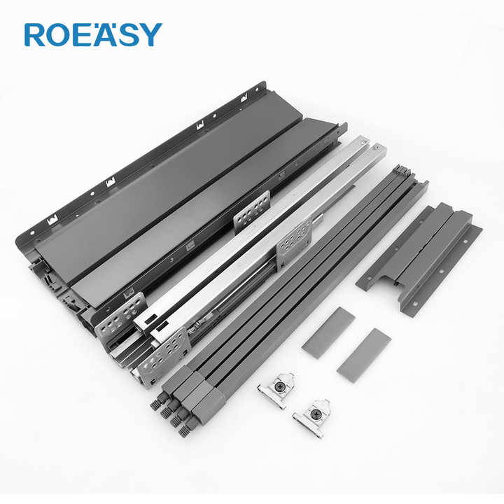 ROEASY Metal Drawer Boxes for Undermount Drawer Slide Soft Close ...