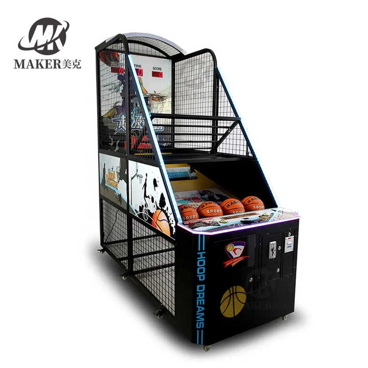 2024 Street Basketball Hoop Arcade Machine - Fun & Customizable