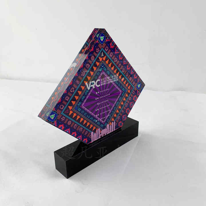 Shopping mall acrylic single price tag display box stand desktop frame ...