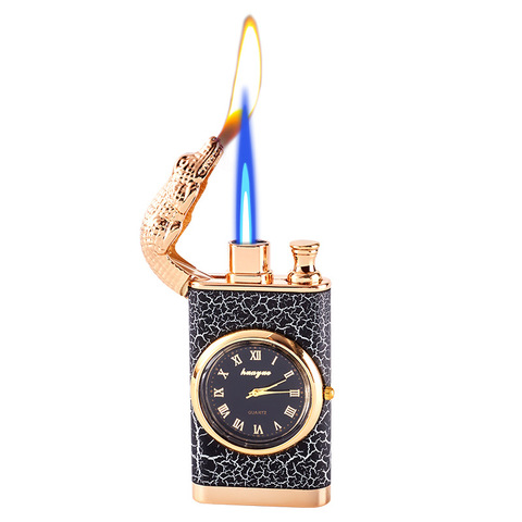 Mini Gas Torch Lighter Windproof Jet Flame Lighter With Key Chain ...