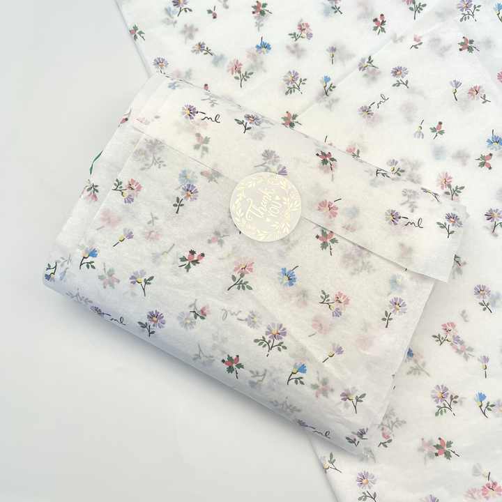 Custom Printed Flower Wrapping Tissue Paper for Soap Clothes Tissue ...