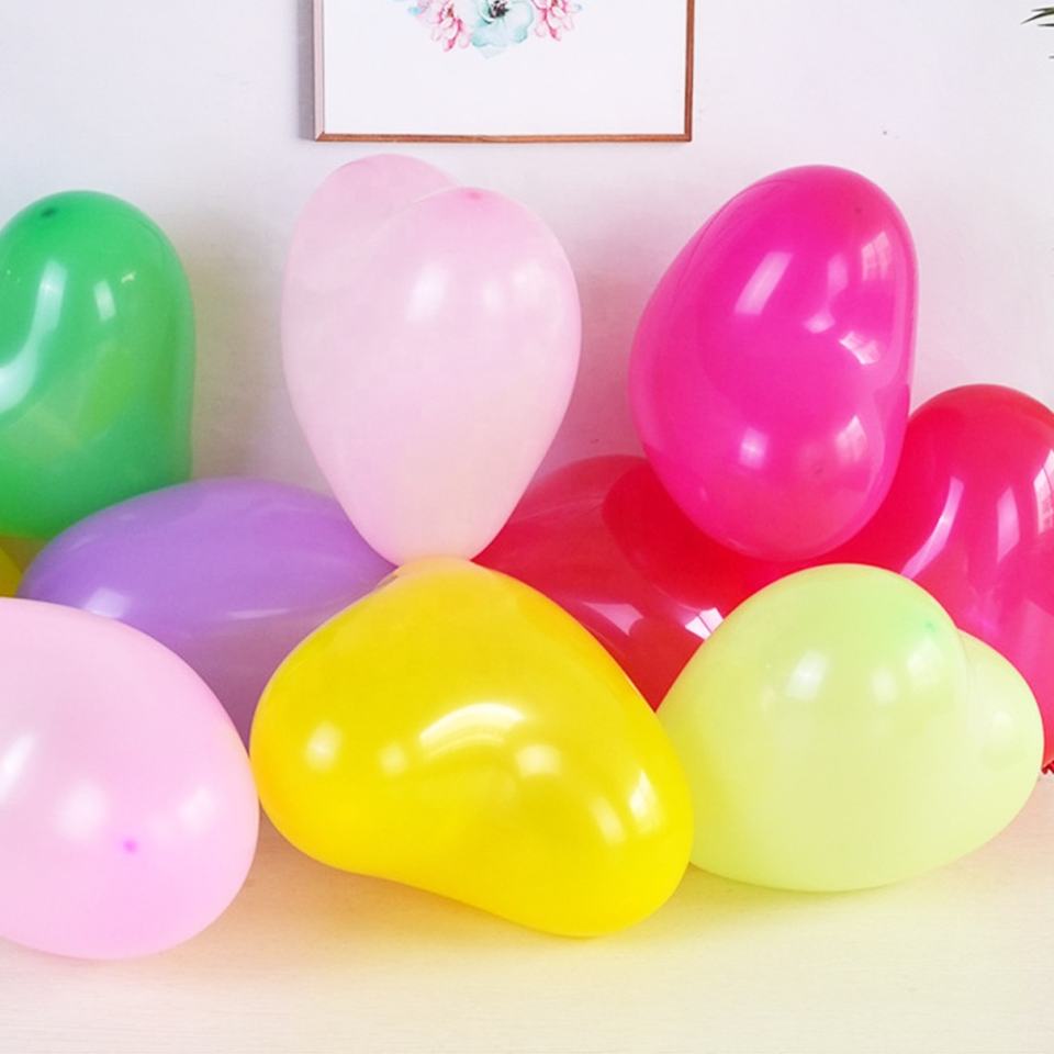 Heart Shape 10inch Latex Balloon Happy Valentine's Day Wedding ...