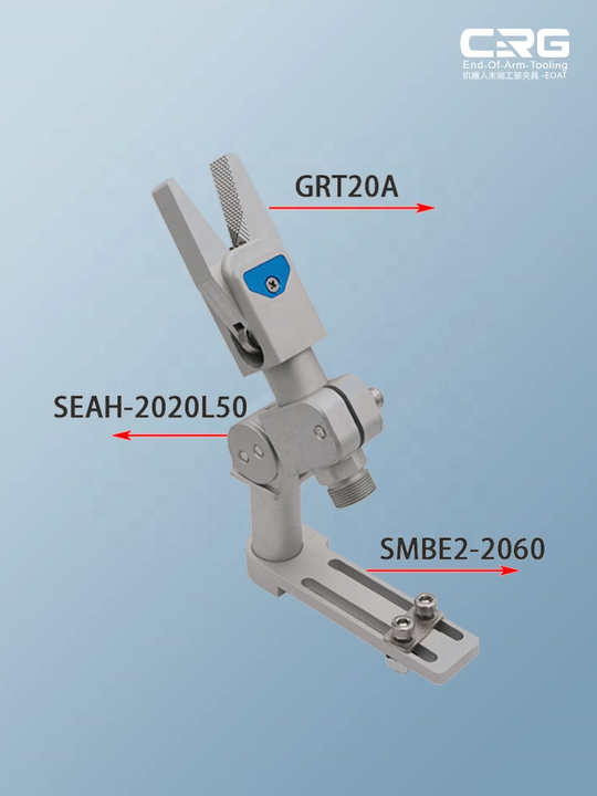 CRG Robot Finger Cylinder Pneumatic Gripper Jaws Two Fingers