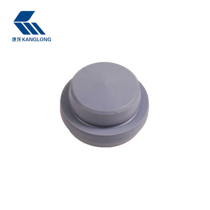 High Quality Rubber Test Caps for Lab Sealing - 14mm Grey