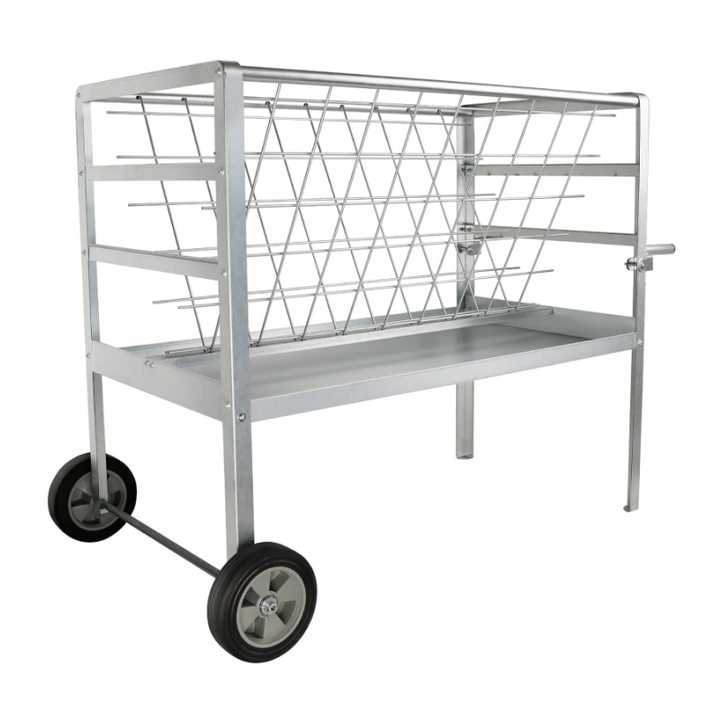 Custom 45" Long Galvanized Steel Livestock Trough Feeder Galvanized ...