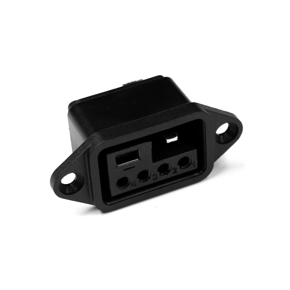 2+4 Pin High-Current Charging Connector 50A Nickel-plated Brass for ...