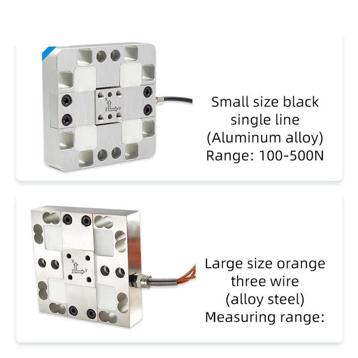 DYDW-005 Multi-dimensional Force Sensor Multi Transducer 6 Axis Fx Fy Fz 3D Triaxial Load Cell ...