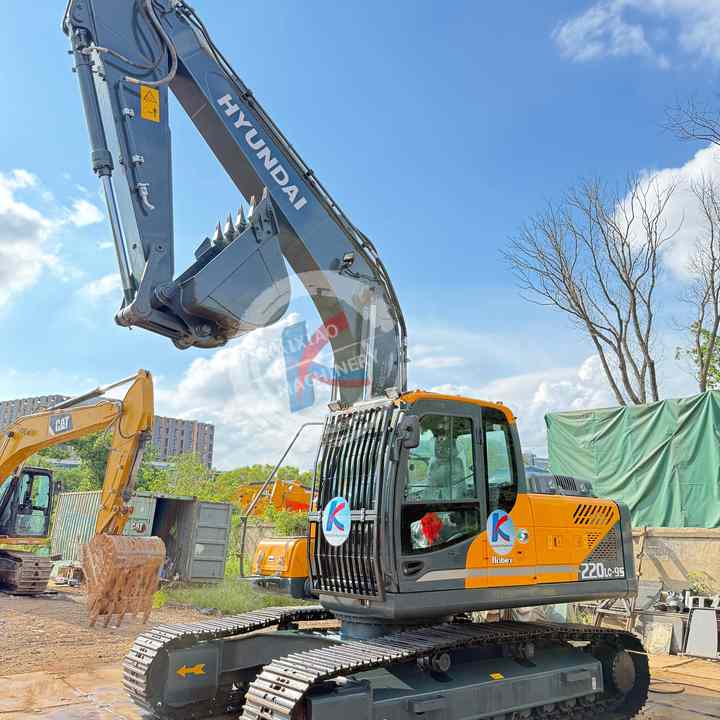 22TON Secondhand Excavator HYUNDAI R220 With Cummins Engine,Used 20 ...