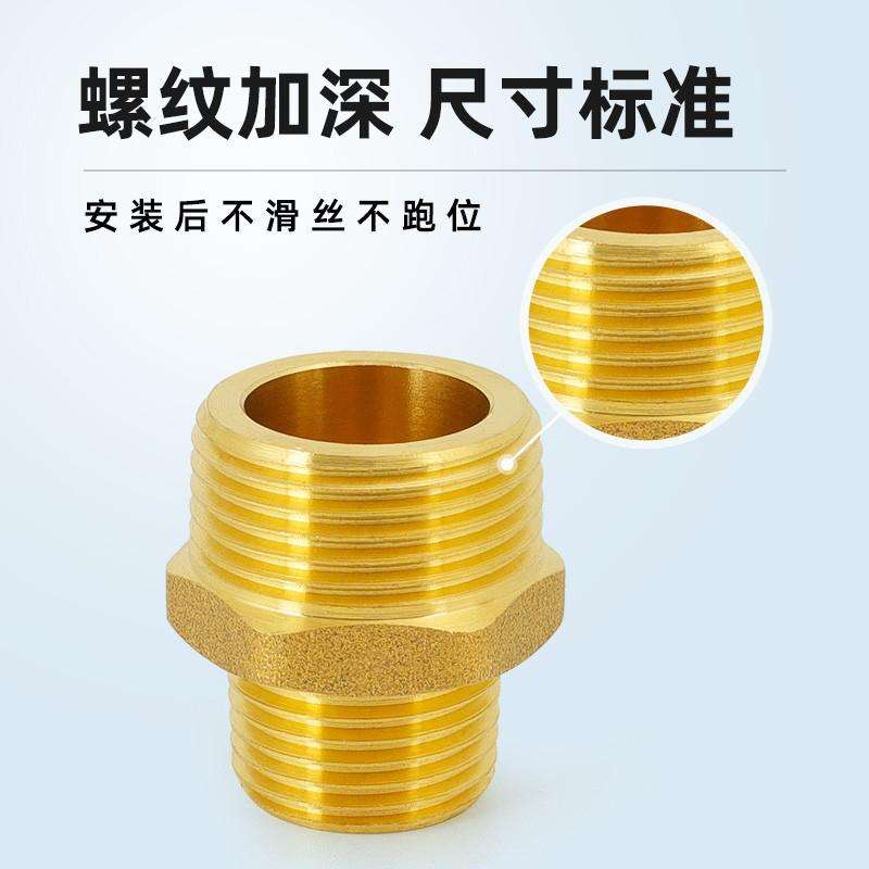 All-Copper 4-Point Male Thread Direct to 6-Point Extended Thread ...