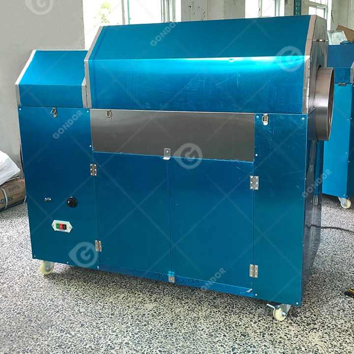 25kg Gas Grain-Roaster Small Scale Peanut Nut Roaster Flavour Portable ...