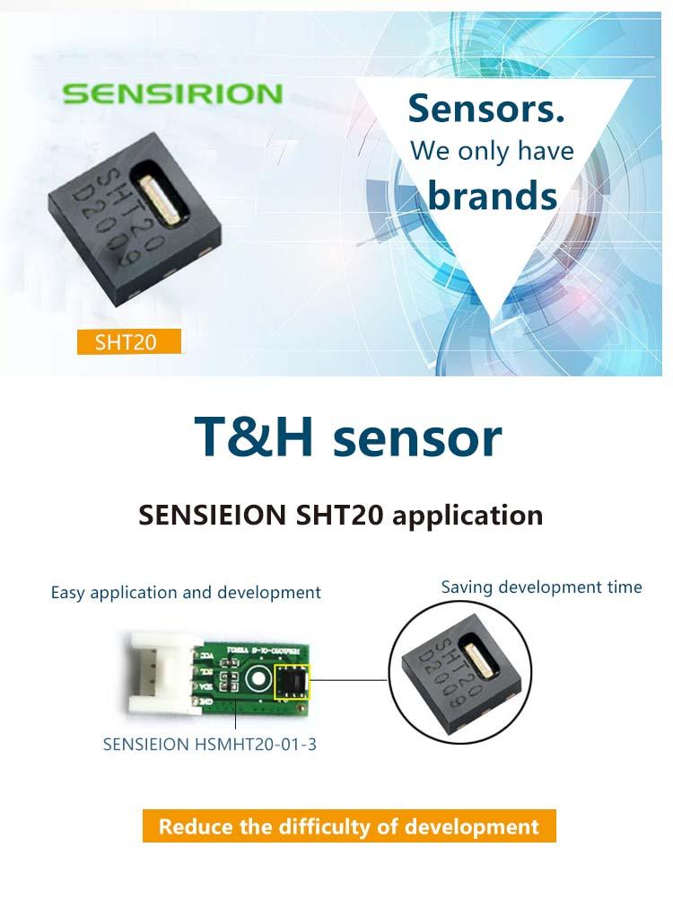 Sensirion SHT20 low-power I2C interface power consumption digital ...