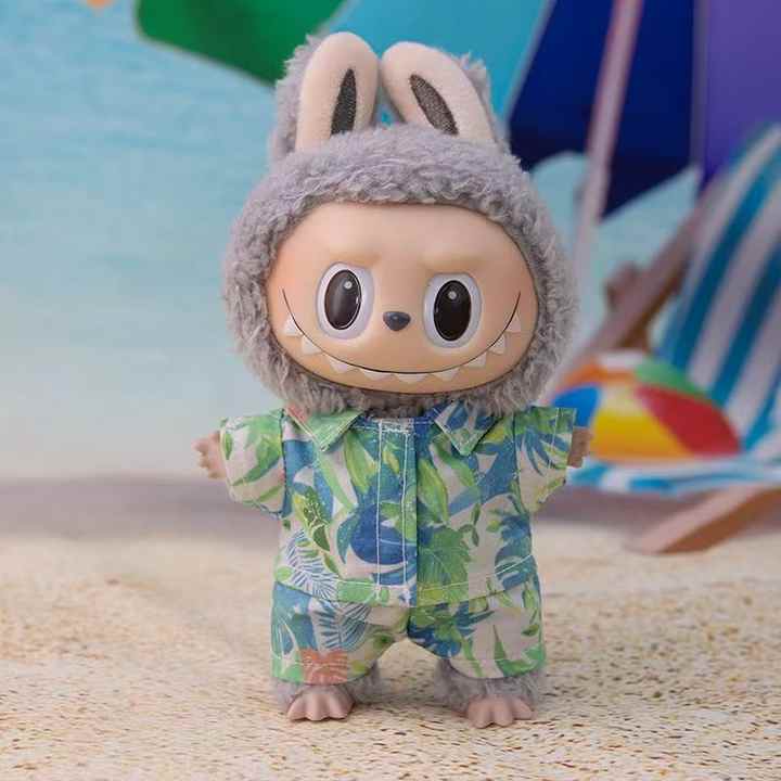 Ensemble de plage Labubu Vêtements de plage Labubu Pendentif Labubu Sit ...