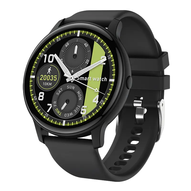 1.28 TFT Round Smartwatch with Long Battery Life Audio Prayer Time ...