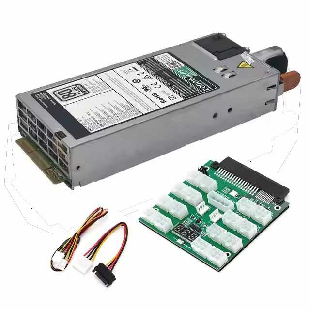 2000W GPU Mining Power Supply Kit Platinum Server PSU for Dell D2000E ...