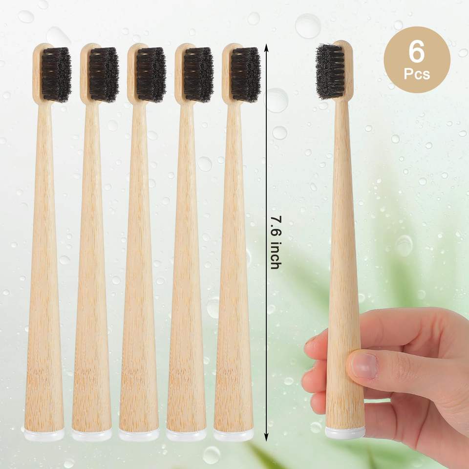 Custom Logo Horse Hair Bamboo Toothbrushes with Boxes| Alibaba.com