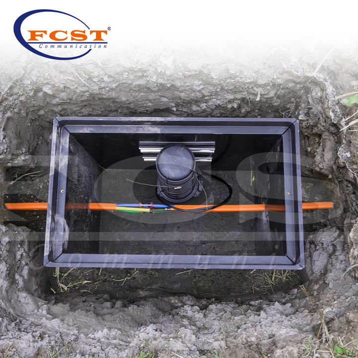 Fiberglass SMC Handhole Composite Fiber Optic Manhole Chamber