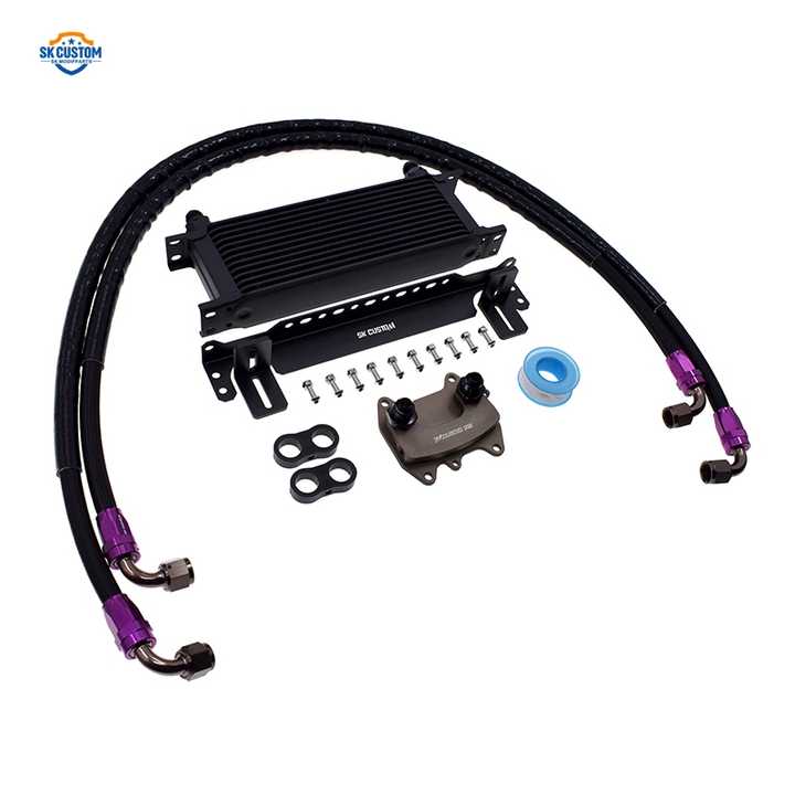 Fit for Audi A3 A4 A6 A7 Q5 Q7 TT 2.0 TDI Engine Oil Cooler Kit SK ...