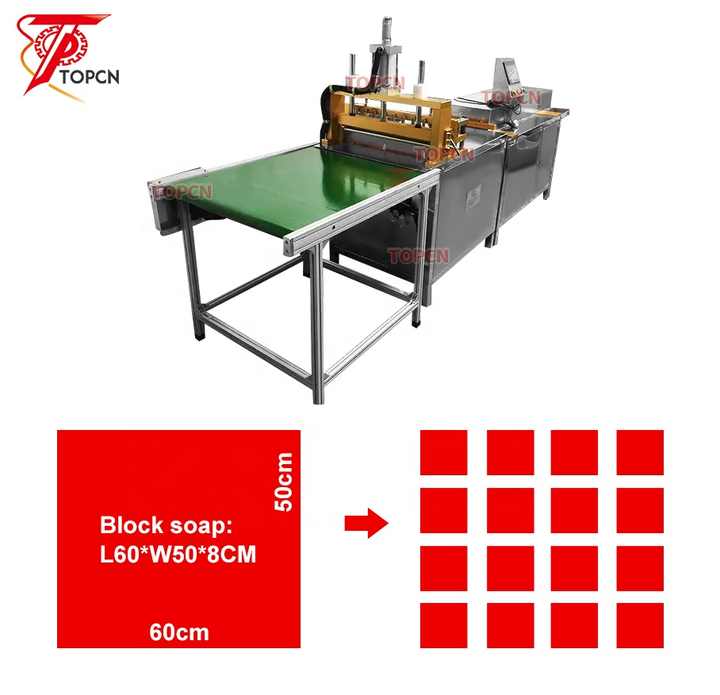 Automatic Big Block Glycerin Transparent Soap Slicing Machine