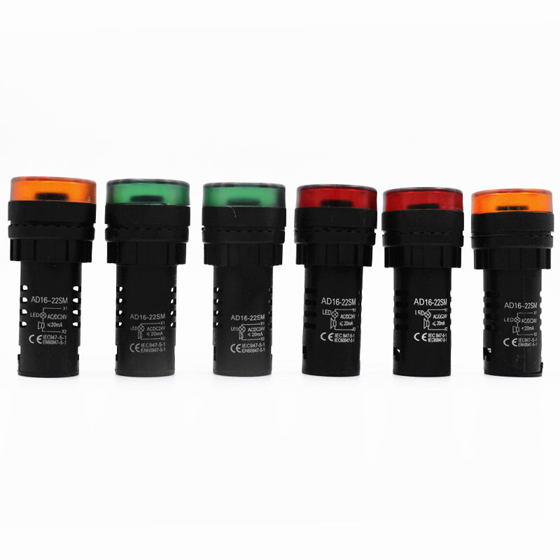 12v / 24v / 220v Buzzer Ad16-22sm With Led Flash Signal Light Buzzer ...
