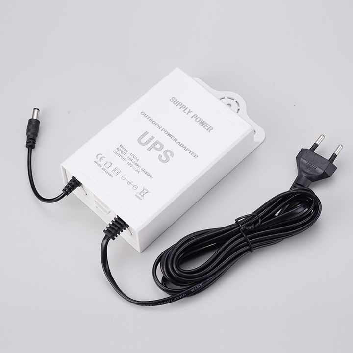 High Quality White ABS Mini UPS Power Supply 12V 2A