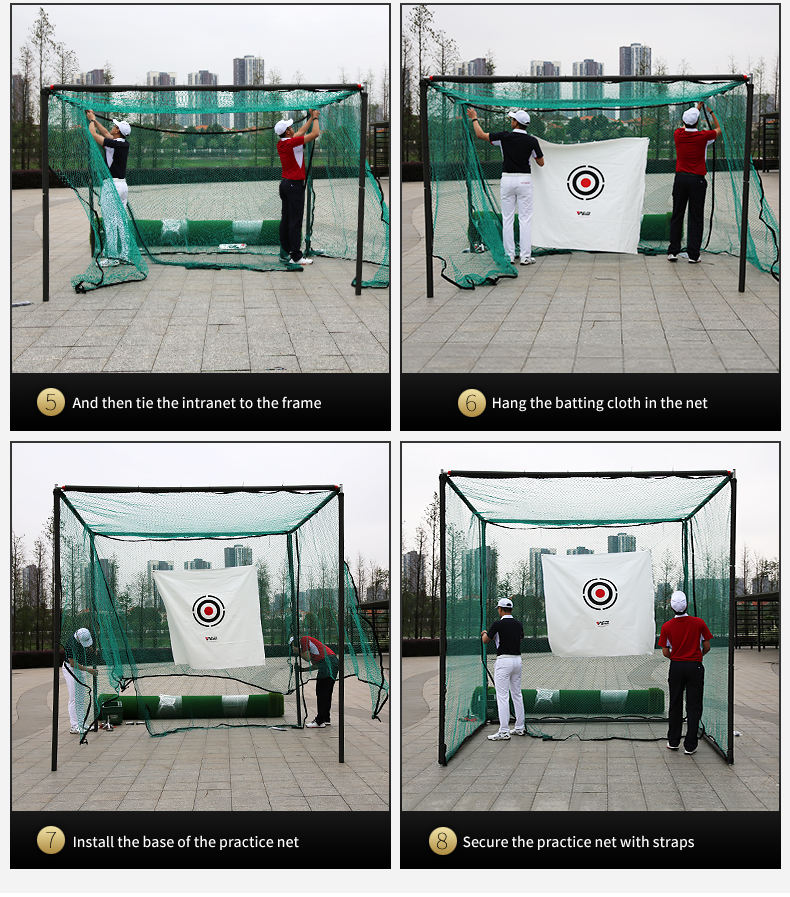 PGM LXW001 Outdoor 3 Metre Golf Target Practice Net-企业官网