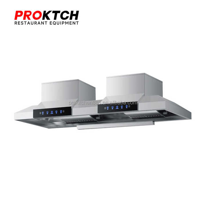 Commercial Range Hood Kitchen Smoke Extractor Air Range Hood Over 95% ...