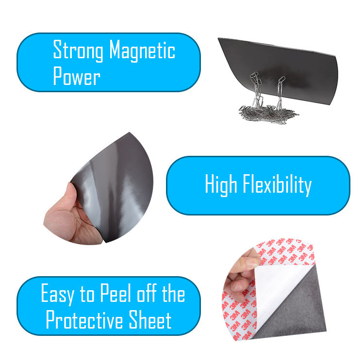Strong Self-adhesive Flexible Rubber Magnet Sheet Cheap Price Magnet ...
