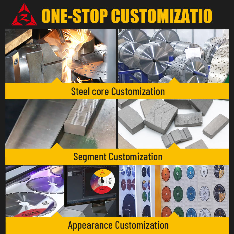 Industrial Diamond Saw Blade Cutter for Dekton 350mm Customizable OEM ...