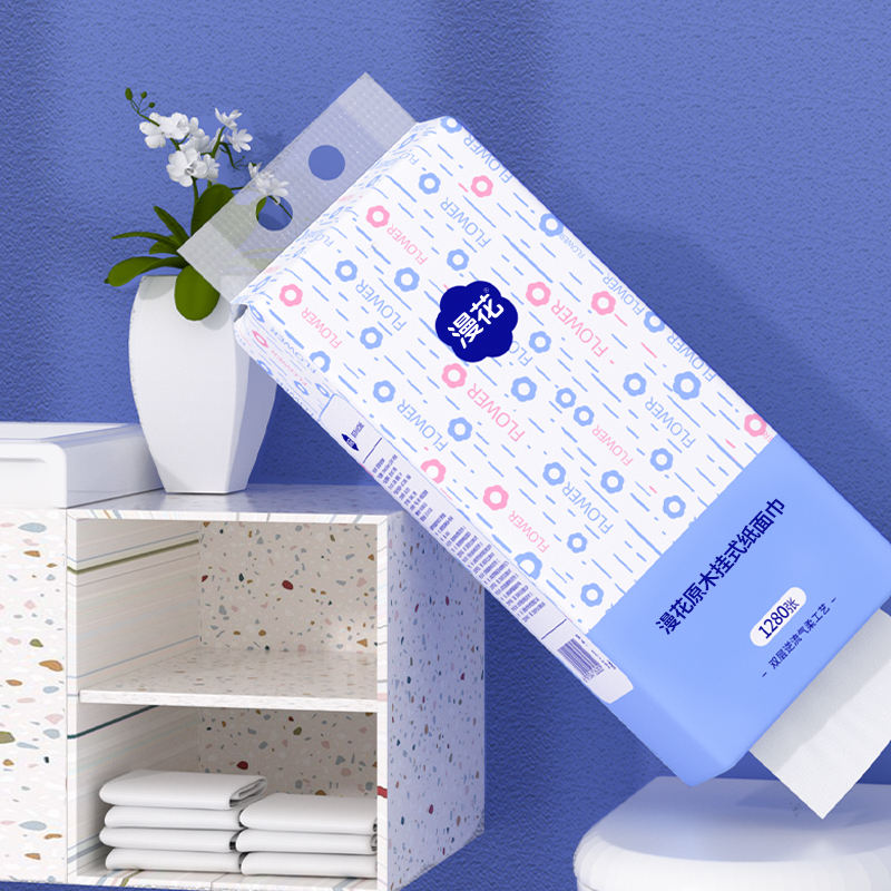 Manhua 4 Ply Tissue Paper - Soft, Embossed, and Durable