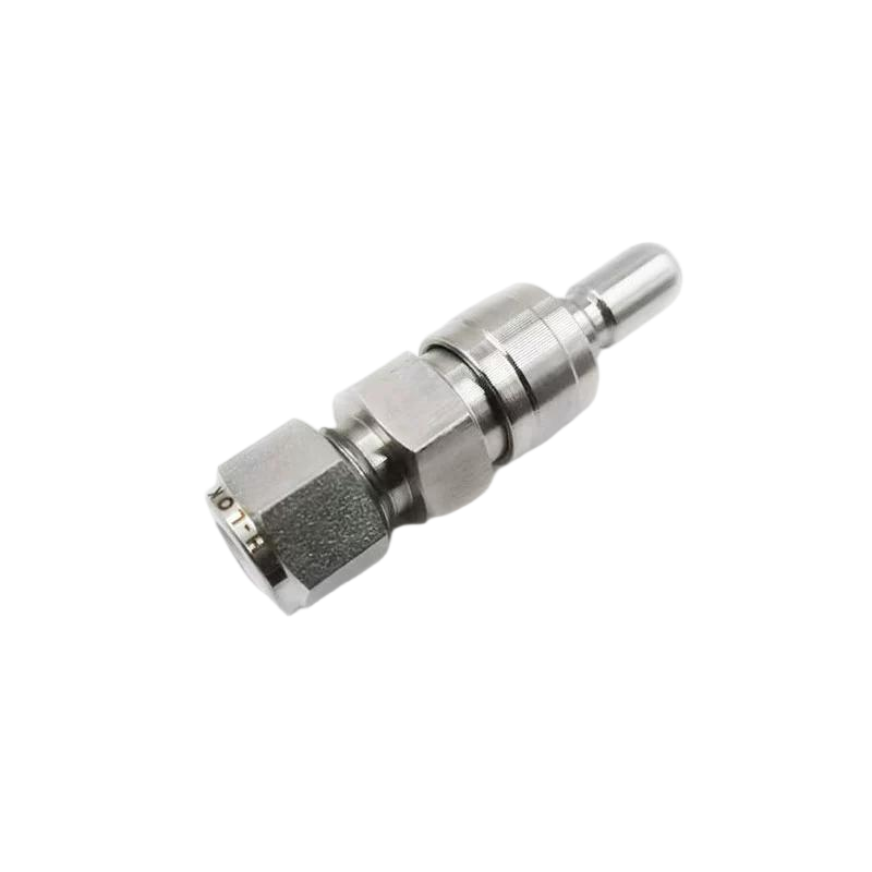 JYSD Instrument Quick Connector Ferrule Valve-Free High Pressure ...