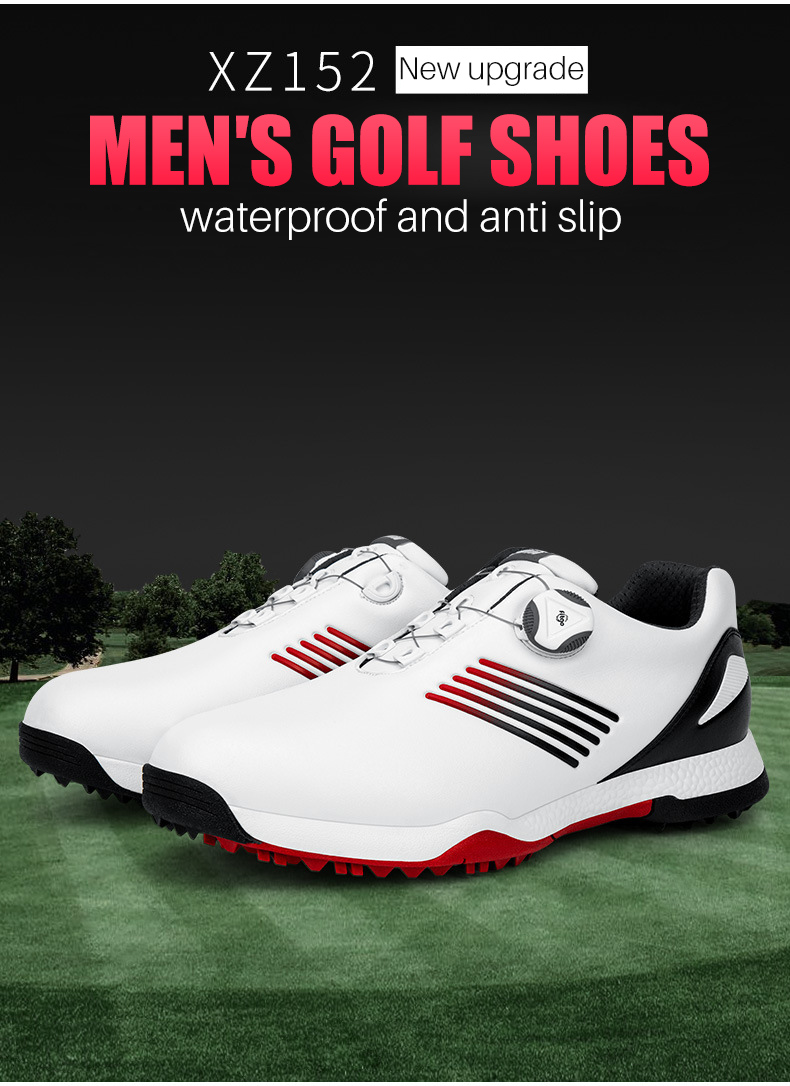PGM XZ152 mens soft golf shoes antislip custom golf shoes-企业官网