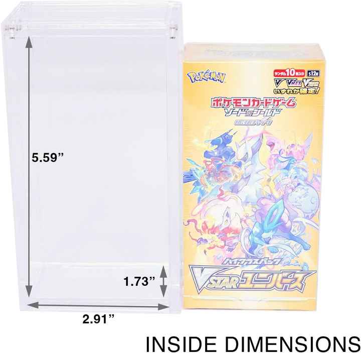 Custom Magnet Closure Acrylic Display Case for Small Japanese Booster ...