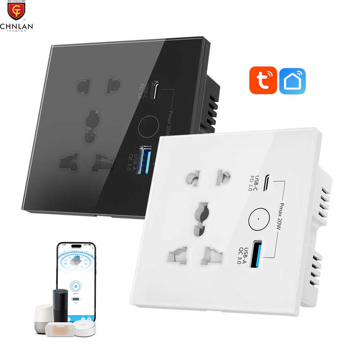 Tuya 13A Smart Timing Power Socket Universal Intelligent Plug with Usb ...