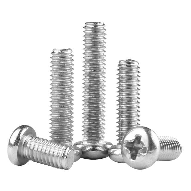 M3 M4 M5 M6 M8 M10 Stainless Steel Carbon Steel Tornillo Round Flat Hex Truss Hex Cross Head ...