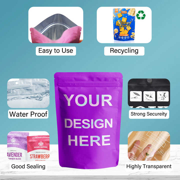 Customized Stand up Pouch Bags - Ideal for Food Packaging